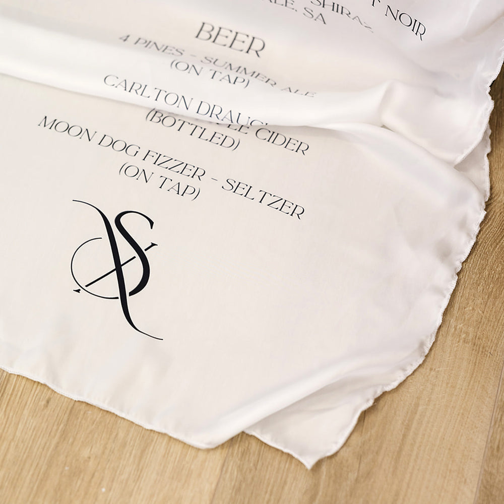 Cloth and Confetti | Wedding Styling Workshops & Cloth Signs